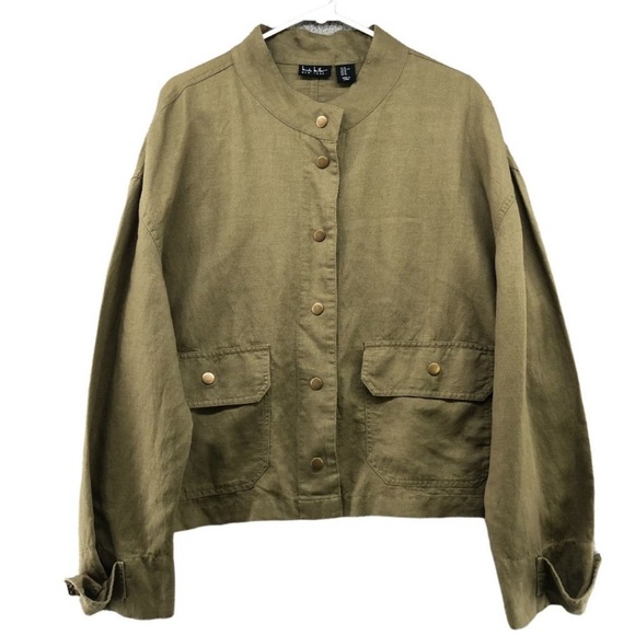 Nicole Miller | Jackets & Coats | Nicole Miller Jacket Women Army Green ...